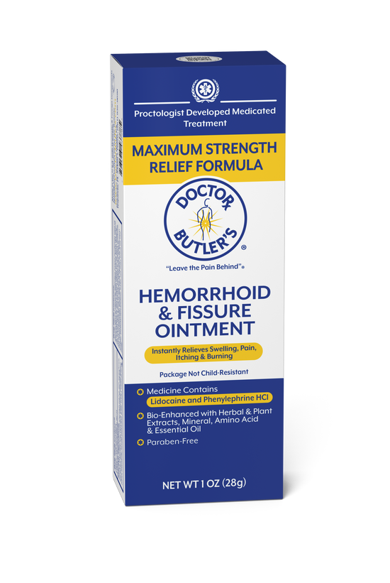 Maximum Strength Hemorrhoid & Fissure Ointment – Doctor Butler's