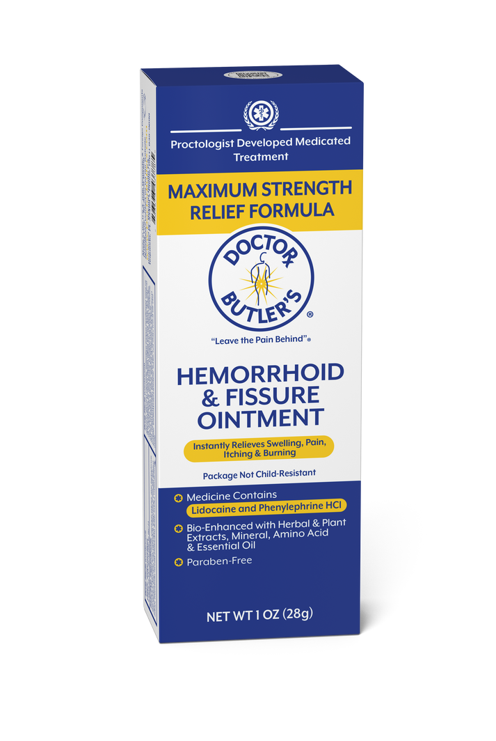 Maximum Strength Hemorrhoid & Fissure Ointment – Doctor Butler's