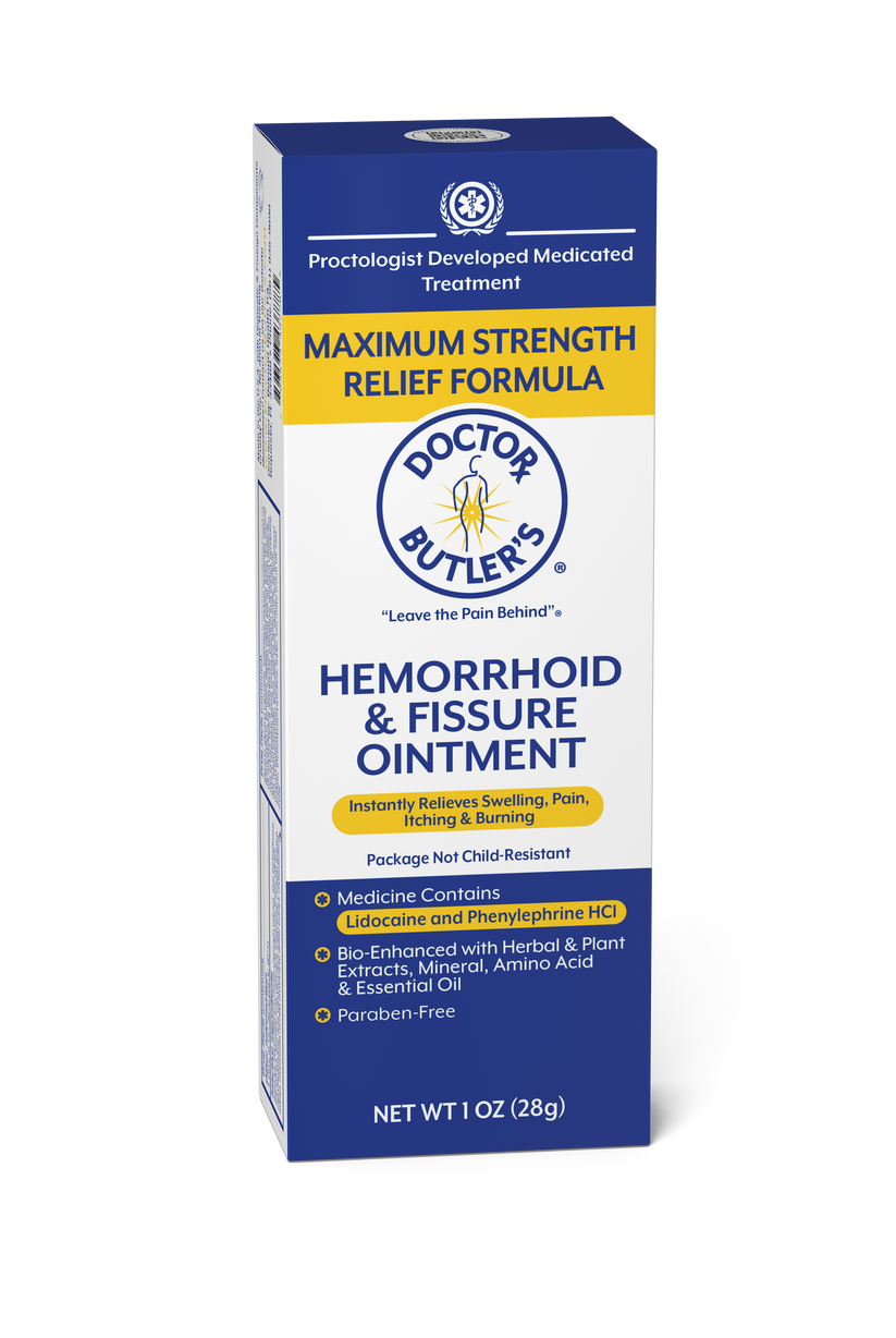 Maximum Strength Hemorrhoid & Fissure Ointment – Doctor Butler's